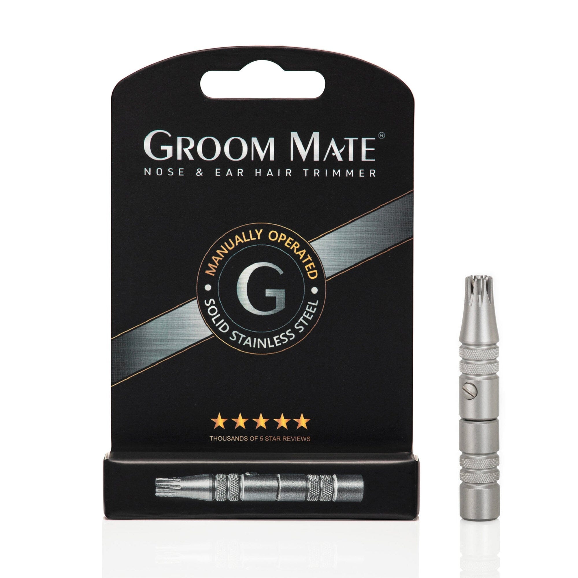Groom Mate Nose & Ear Hair Trimmer, Manually Operated – Fendrihan