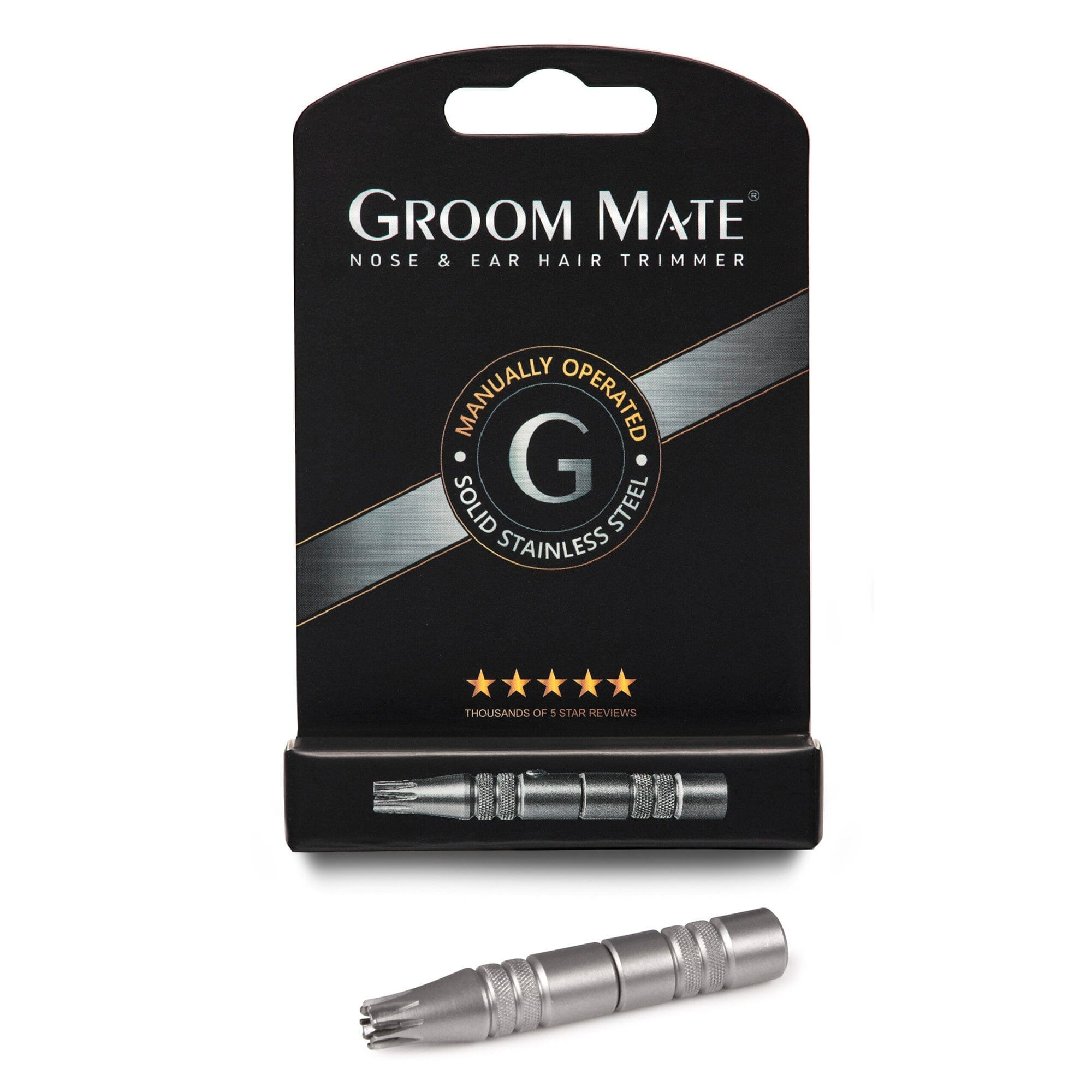 Groom Mate Nose & Ear Hair Trimmer, Manually Operated – Fendrihan