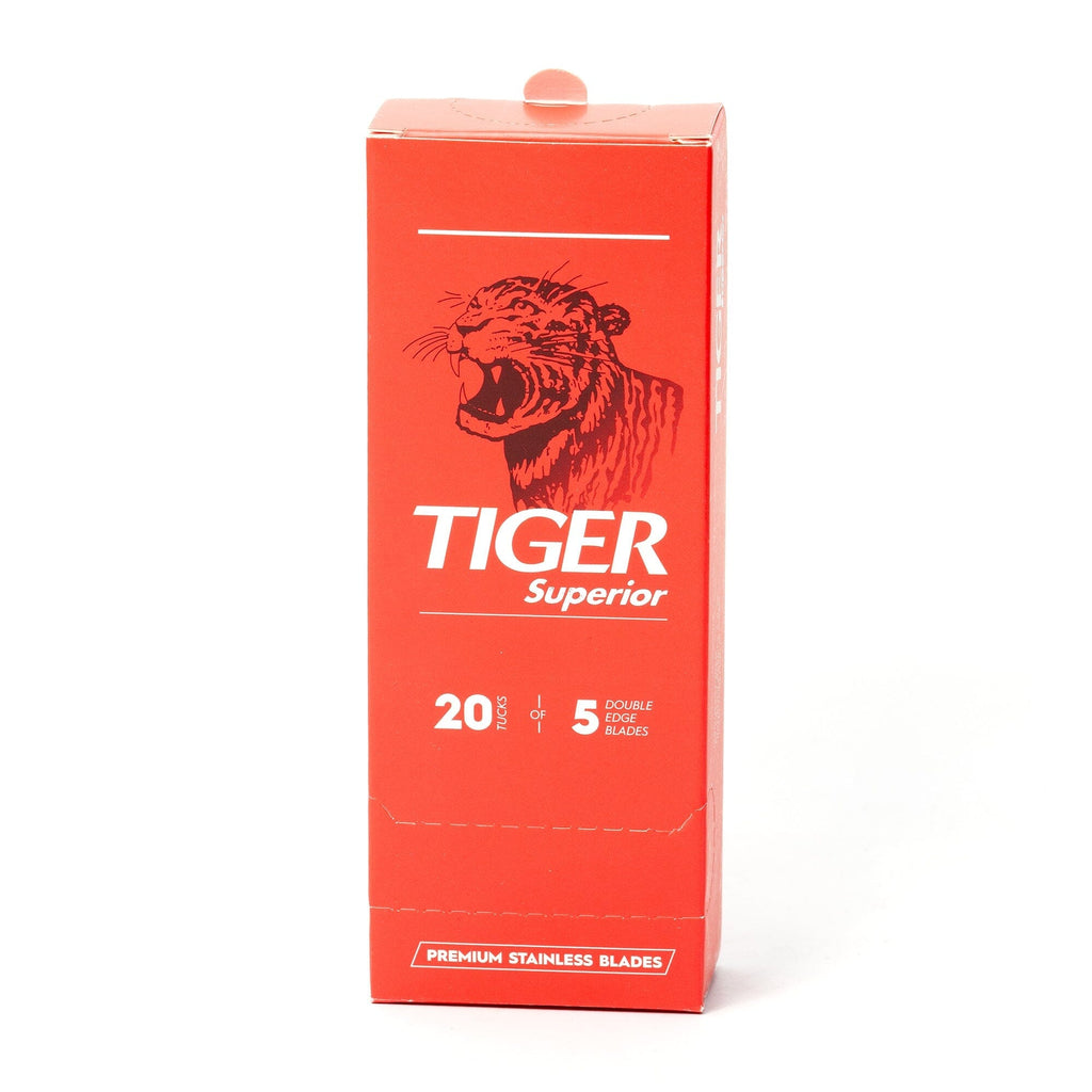 100 Tiger Superior Double Edge Safety Razor Blades — Fendrihan