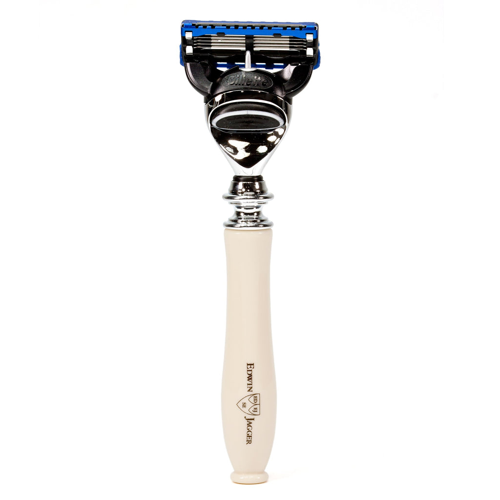 Edwin Jagger Chatsworth Gillette Fusion Razor Handle, Faux Ivory ...