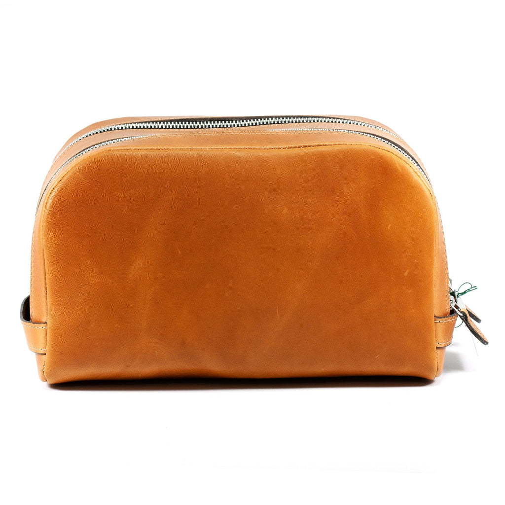F. Hammann Triple Zip Leather Toiletry Bag — Fendrihan