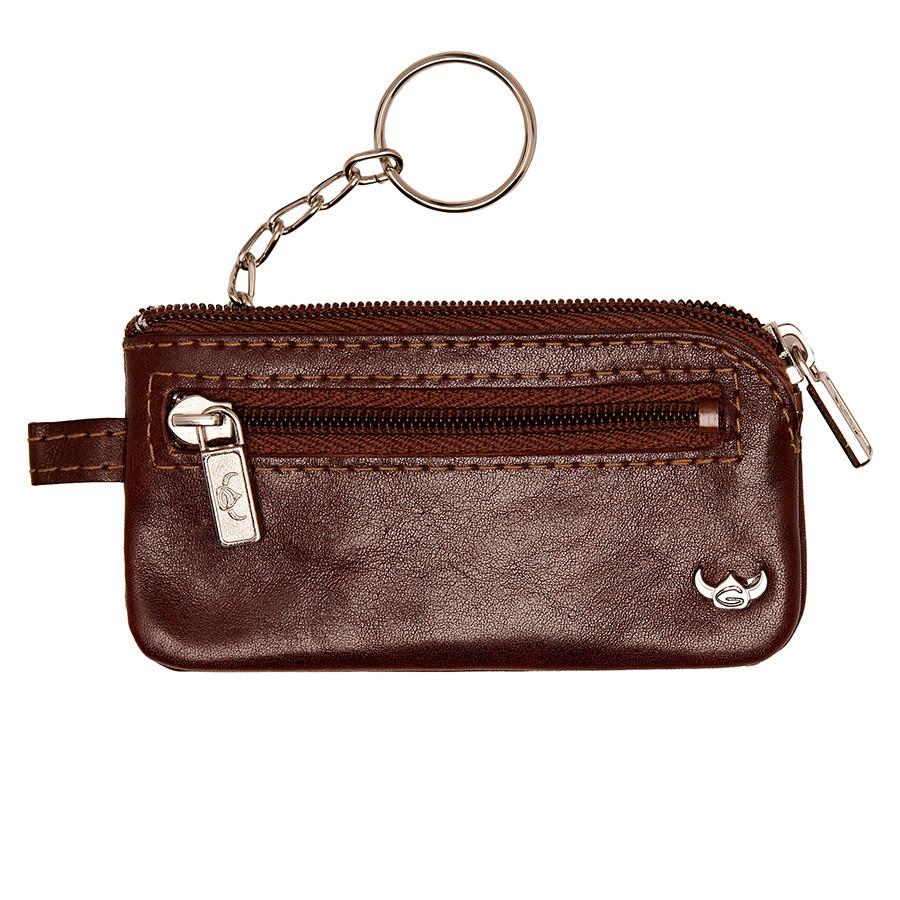 Golden Head Colorado Leather Zippered Key Holder — Fendrihan
