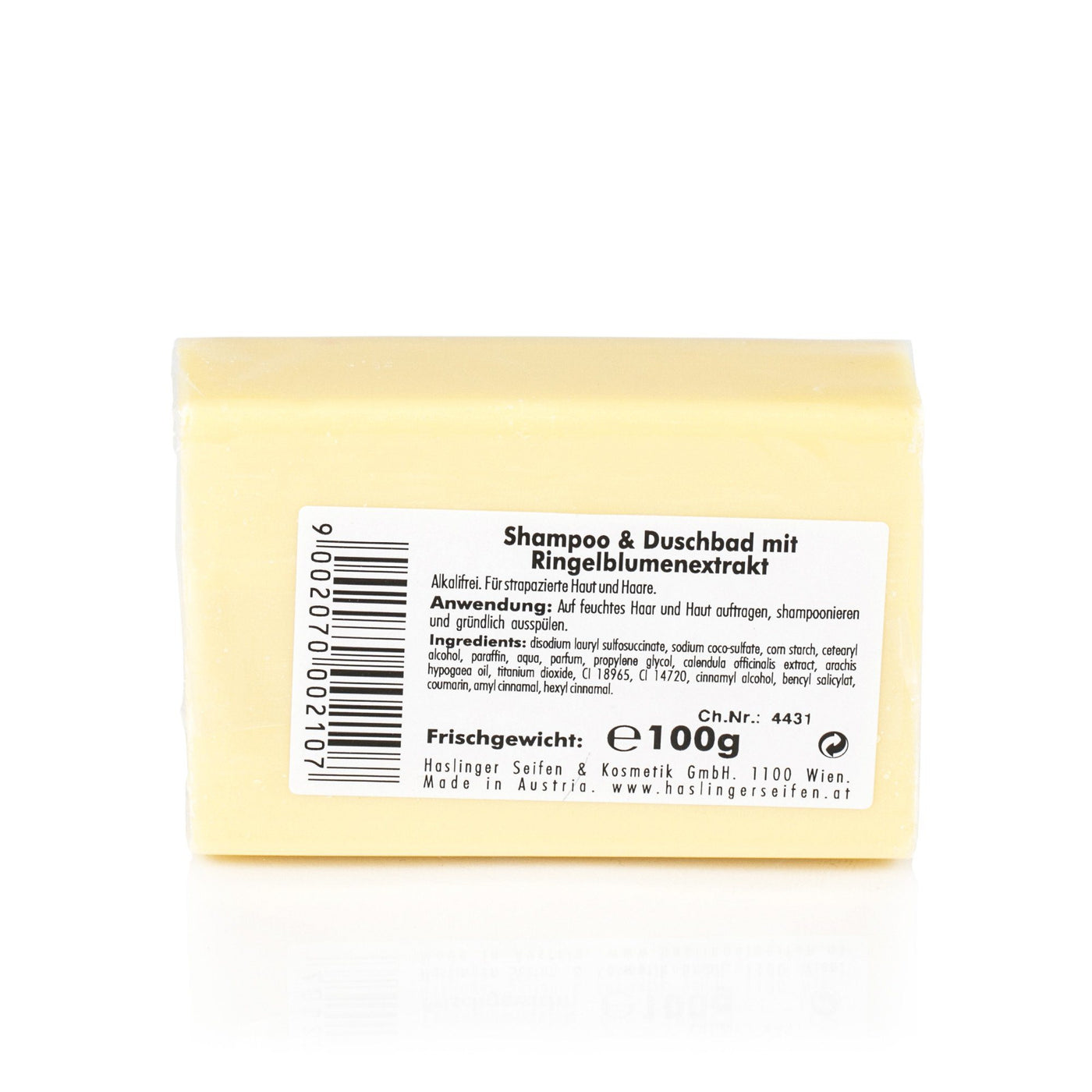 Haslinger Marigold Compact Shampoo and Soap Bar — Fendrihan