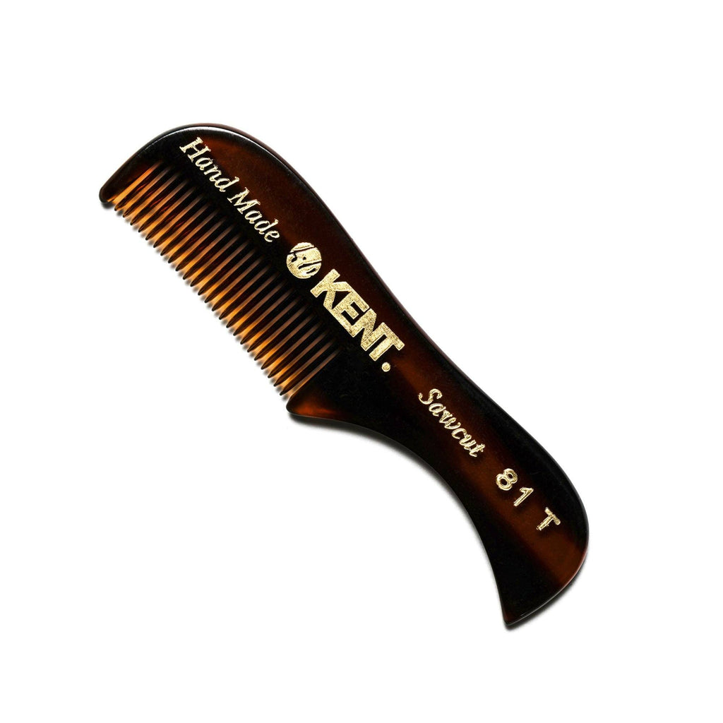 Kent 81T Hand-finished Beard and Moustache Comb — Fendrihan