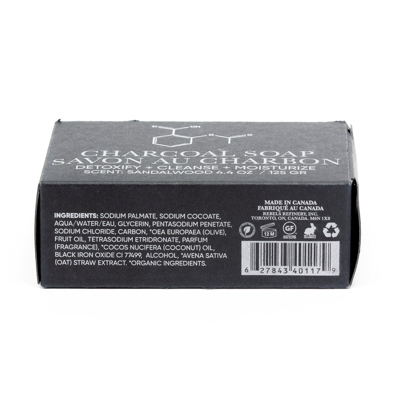 Rebels Refinery Charcoal Marble Soap — Fendrihan