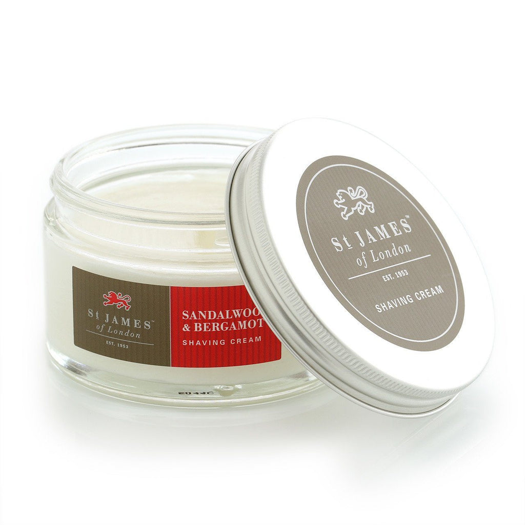 St. James of London Sandalwood & Bergamot Shave Cream — Fendrihan