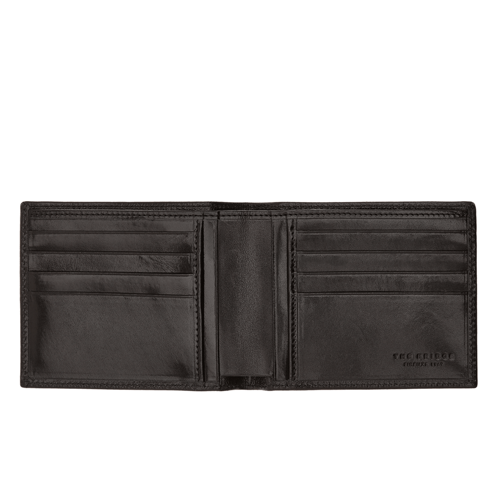 The Bridge Story Uomo Wallet with 8 CC Slots and 4 Slip Pockets — Fendrihan