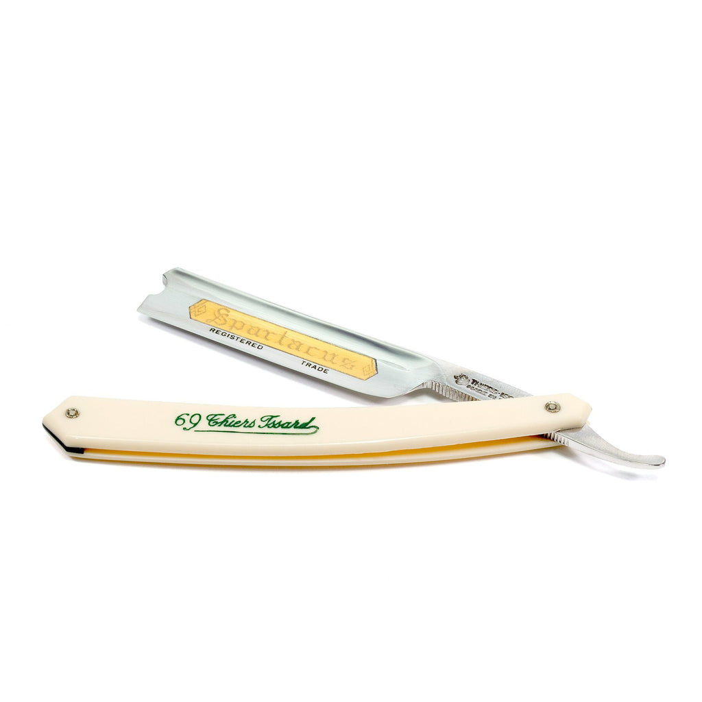 Thiers Issard 188 Spartacus Straight Razor 7/8”, White Scales — Fendrihan