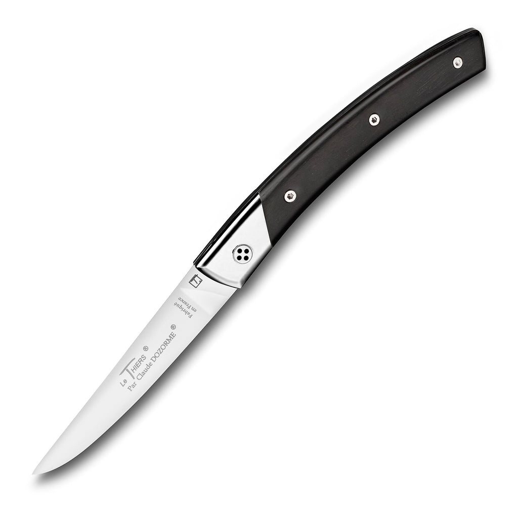Claude Dozorme Le Thiers® Secret Pocket Knife, Ebony Wood Handle ...