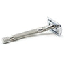 Timor 1325 Closed Comb Safety Razor with Solid Stainless Steel Long Ha ...