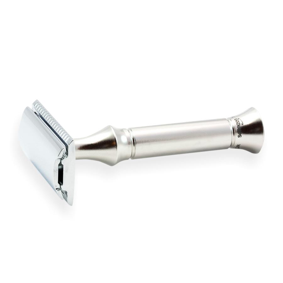 Timor 1351 Closed Comb Safety Razor with Solid Stainless Steel Handle ...