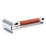 Timor 1363 Closed Comb Safety Razor with Solid Padauk Wood Long Handle ...
