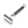 Timor 1364 Closed Comb Safety Razor with Solid Ebony Wood Long Handle ...