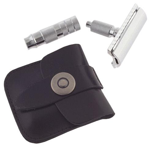 Merkur Travel Double-Edge Safety Razor & Case — Fendrihan