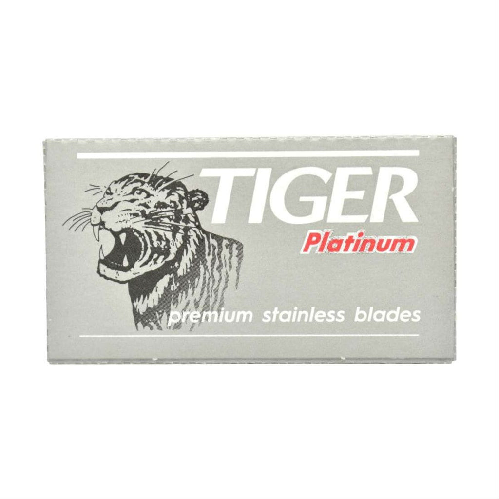10 Tiger Platinum Double Edge Safety Razor Blades — Fendrihan