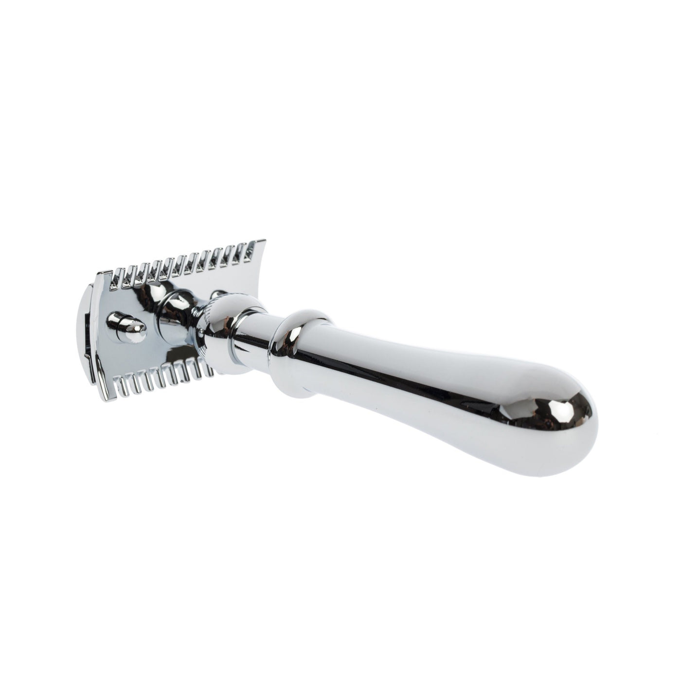 Fendrihan "Dixon" Open Comb Double Edge Safety Razor, Rounded Handle